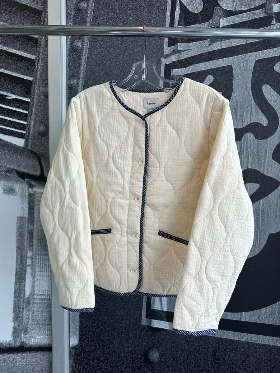 CHECK QUILTED JACKET – S3BOARDSHOP